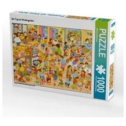 Calvendo Ein Tag im Kindergarten (Puzzle)