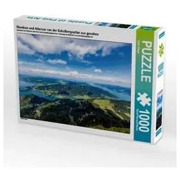 Calvendo Mondsee und Attersee von der Schafbergspitze aus gesehen (Puzzle)