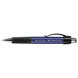 Faber-Castell Kugelschreiber GRIP Plus M blau metallic
