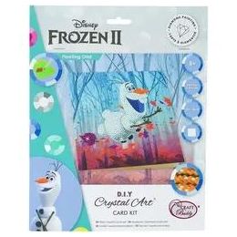 Craft Buddy CCK-DNY801 - Crystal Art, Floating Olaf, 18x18cm, Multi