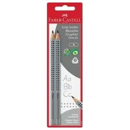 Faber-Castell Bleistifte Jumbo Grip B, 2er Set