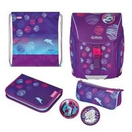 Herlitz Schulranzen FiloLight Plus Sea Bubbles 16 Liter bef&uuml;llt