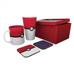 ABYSTYLE Pokemon Glas-Tassen-Set "Pok&eacute;ball"