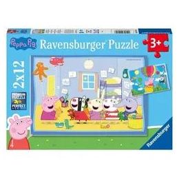 Puzzle Ravensburger Peppas Abenteuer 2 X 12 Teile