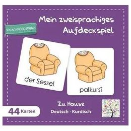 Mein zweisprachiges Aufdeckspiel, Zu Hause Deutsch-Kurdisch (Kinderspiel)