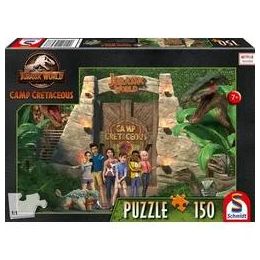 Schmidt Spiele Jurassica World Camp Cretaceous, Neue Abenteuer, Camp Kreidezeit, 150 Teile