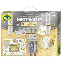 LENA Bastelkoffer Gold & Silber, Faltschachtel