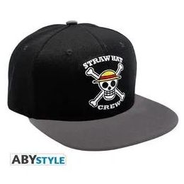 ONE PIECE - Snapback Cap - Black & Grey - Skull