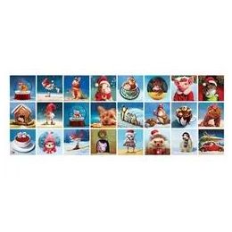 Eurographics Puzzle Adventkalender/Weihnachtstiere/1200 Tl.
