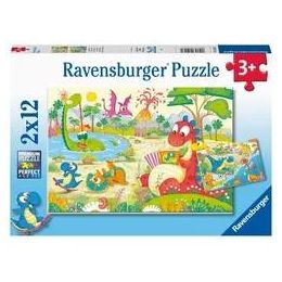 Puzzle Ravensburger Lieblingsdinos 2 X 12 Teile
