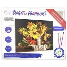 CRAFT Buddy PBN011 - Paint by Numbers, Summer Table, 40x50 cm