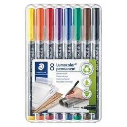 Staedtler Folienschreiber Lumocolor F permanent 8er Etui
