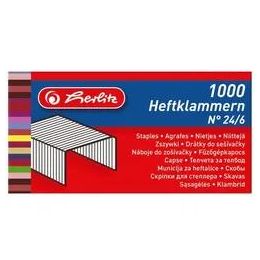 Herlitz Heftklammer No.24/6 verzinkt 2 x 1000 St&uuml;ck