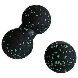 Donic Schildkr&ouml;t DUAL MASSAGESET, (2 Massageb&auml;lle) black-green, in 4C Box