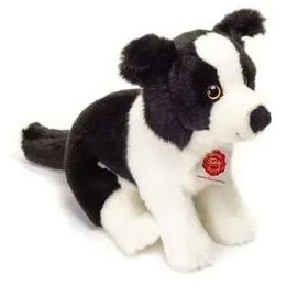 HERMANN TEDDY ORIGINAL Teddy Hermann 91959 - Border Collie Welpe sitzend, Stofftier, Pl&uuml;schtier, 25cm