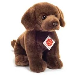 HERMANN TEDDY ORIGINAL Teddy Hermann 91958 - Labrador braun sitzend, Stofftier, Pl&uuml;schtier, 25cm