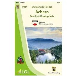 W234 Wanderkarte 1:25 000 Achern
