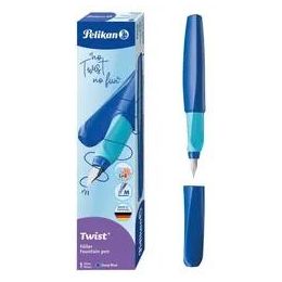 Pelikan F&uuml;ller Twist Deep Blue Feder M, Links- und Rechtsh&auml;nder