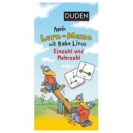 Mein Lern-Memo mit Rabe Linus - Einzahl und Mehrzahl