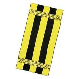 Bertels BVB 1680100 - BVB-Duschtuch mit Streifen, Handtuch, 140x70cm, Borussia Dortmund 09