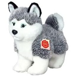 HERMANN TEDDY ORIGINAL Teddy Hermann 92701 - Husky stehend, 23 cm, Hund, Pl&uuml;schtier