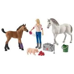 Schleich Farm World 42486 - Arztbesuch bei Stute und Fohlen