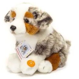 HERMANN TEDDY ORIGINAL Teddy Hermann 91935 - Australian Shepherd Welpe sitzend, 22 cm, Sonderedition Lieblingshunde, Pl&uuml;schtier