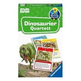 Ravensburger Wieso? Weshalb? Warum? Dinosaurier Quartett - Reisespiel ab 4 Jahre