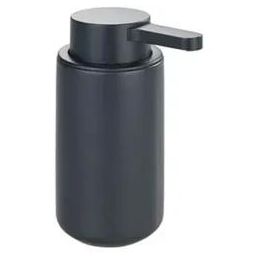 Wenko Wand Seifenspender Mod. Woya, Schwarz, Keramik-Seifenspender, 250 ml