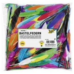 Folia Bastel-Federn MIX BUNT, 100g, farbig sortiert