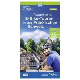 ADFC Traumhafte E-Bike-Touren in der Fr&auml;nk. Schweiz 1:75 000