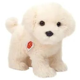 HERMANN TEDDY ORIGINAL Teddy Hermann 91960 - Malteser Welpe stehend, 23 cm, Hund, Pl&uuml;schtier