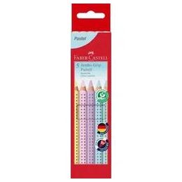 Faber-Castell Buntstifte Jumbo Grip pastell, 5er Set