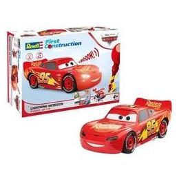 Lightning McQueen Disney-Cars Auto mit Licht&Sound, Revell First Construction, Bausatz f&uuml;r Kinder ab 4