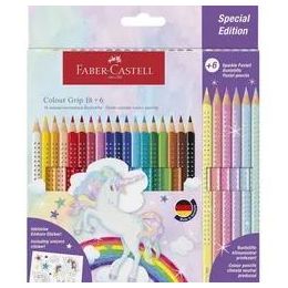 Faber-Castell Buntstifte Colour Grip Einhorn 18+6