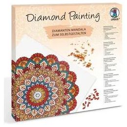 Diamond Painting "Diamantane Mandala Set 6", rot / orange / petrol