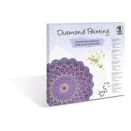 URSUS Diamond Painting "Diamantane Mandala Set 8", lila / pink / blau