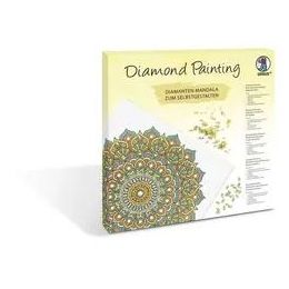 URSUS Diamond Painting "Diamantane Mandala Set 7", mit / orange / gelb