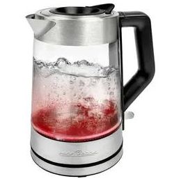 ProfiCook Profi Cook WKS 1190 Wasserkocher Glas, Edelstahl Fassungsverm&ouml;gen: 1.7 l