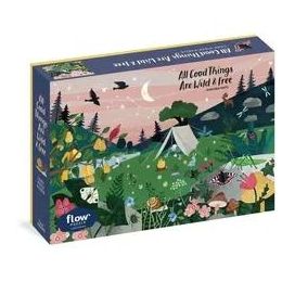 All Good Things Are Wild and Free 1,000-Piece Puzzle (Flow) Adults Families Picture Quote Mindfulness Gift