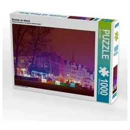 Calvendo Rostock am Abend (Puzzle)