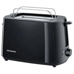 Severin AT2287 Toaster mit eingebautem Br&ouml;tchenaufsatz Schwarz