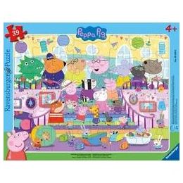 Ravensburger Kinderpuzzle 39 Teile - Peppa Wutz - Familienfest mit Peppa und Freunden