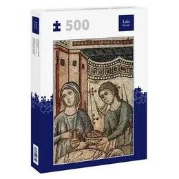Lais Puzzle Pietro Cavallini - Mosaiken mit Zyklus von 6 Szenen zum Marienleben, Geburt der Maria 500 Teile