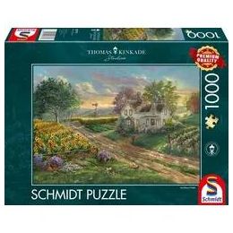 Schmidt Spiele PU1000T. Thomas Kinkade Sonnenblumenfelder