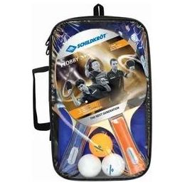 Donic Schildkr&ouml;t Tischtennis Set Hobby f&uuml;r 2 Spieler, 2 Schl&auml;ger, 3 B&auml;lle, Tasche