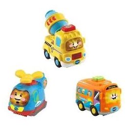 Vtech Tut Tut Baby Flitzer - 3er-Set Reisebus, Helikopter, Betonmischer