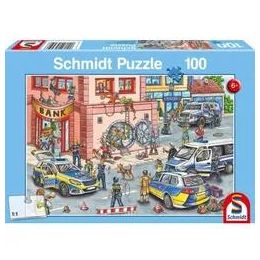 Schmidt Spiele Polizeieinsatz, 100 Teile, Kinderpuzzle