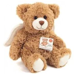 HERMANN TEDDY ORIGINAL Teddy Hermann 91399 - Schutzengel-Teddy, 20 cm, Teddyb&auml;r Ich pass auf dich auf!, braun, Pl&uuml;schtier