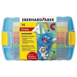 Eberhard Faber 572010 - Plastilin-Knete, inklusive 2 Modellierwerkzeuge